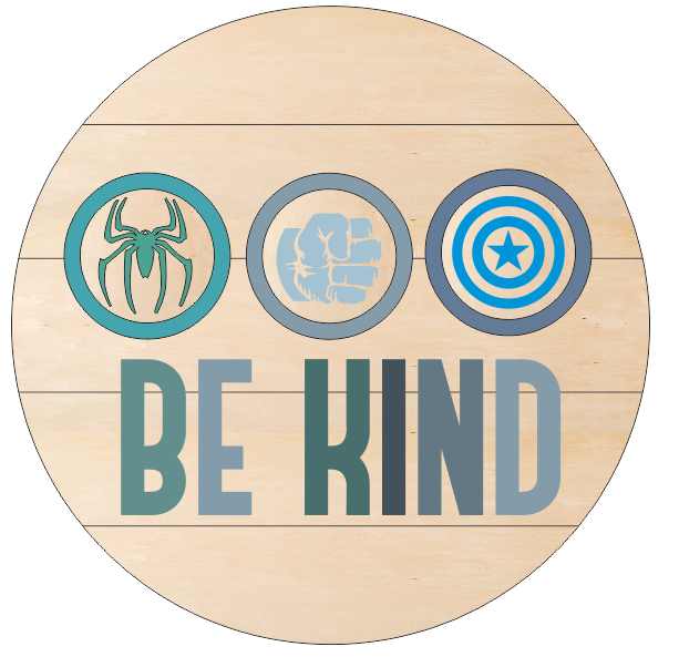 Kid Theme Fun Designs - Be Kind Superhero – Willow Hill Designs