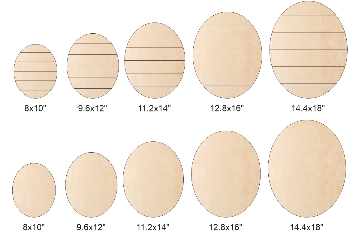 Ovals (Plain & Pallet) – Willow Hill Designs