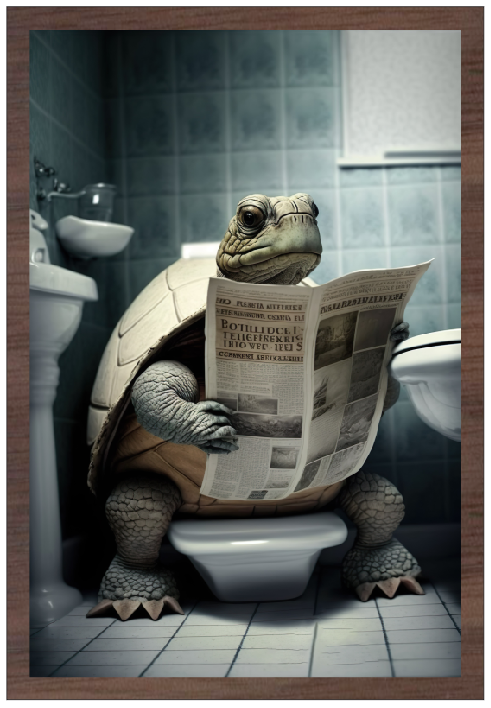 Animals on the Toilet - Turtle – Willow Hill Designs