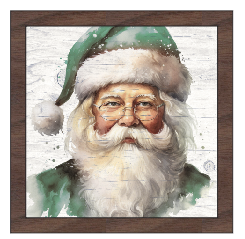 Green Father Christmas – Willow Hill Designs