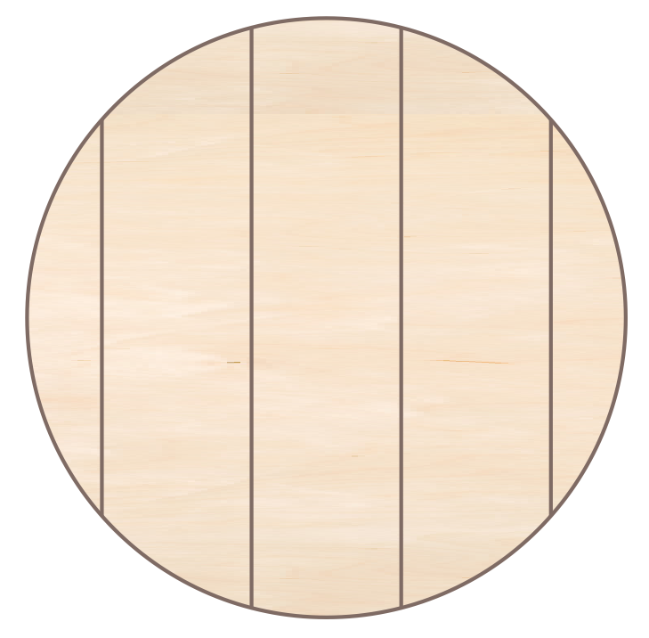 Pallet Rounds / Circles (5 false pallet boards) – Willow Hill Designs