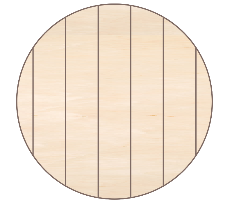Pallet Rounds / Circles (7 false pallet boards) – Willow Hill Designs