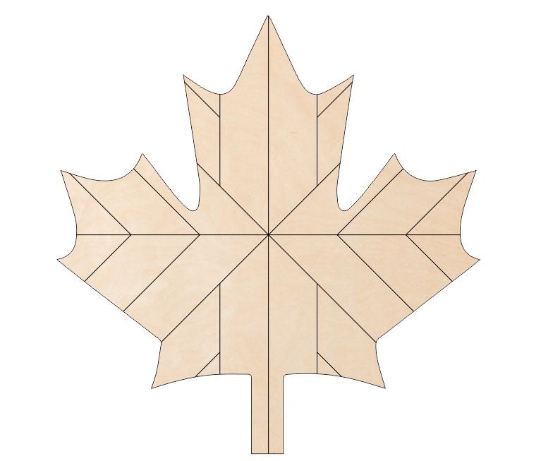 Maple Leaf, Canada Day, Aztec Style – Willow Hill Designs